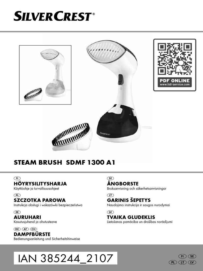 SilverCrest steam brush | PDF