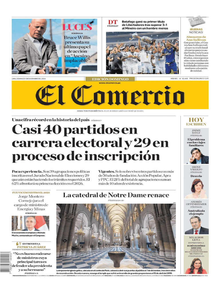 PERÚ??El Comercio® 01.12.2024 | PDF