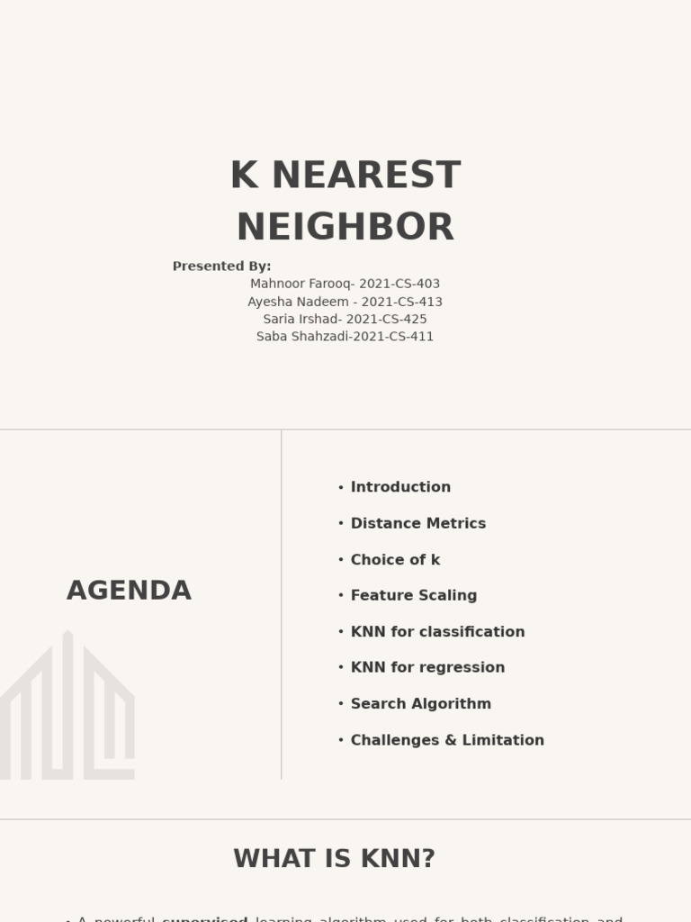 KNN | PDF | Statistical Classification | Algorithms