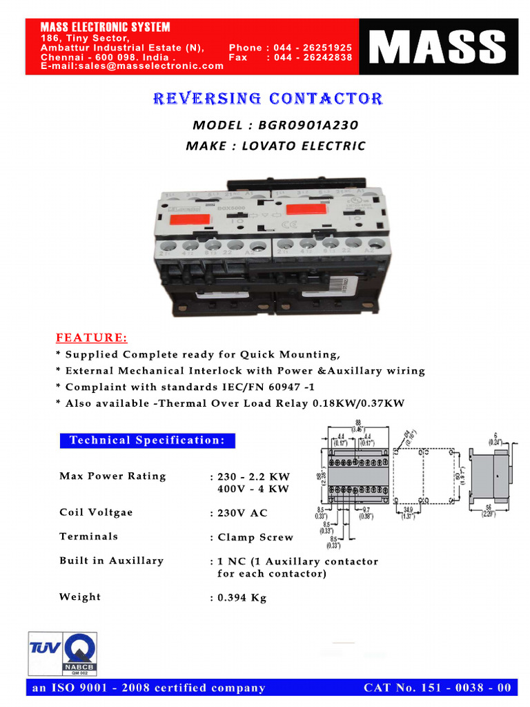 28.reversing Contactor | PDF