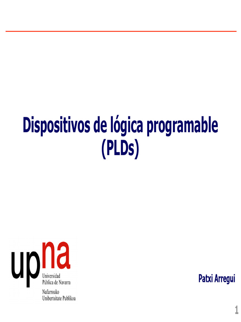 Dispositivos de Lógica Programable (PLDs) | PDF | Arreglos de ...
