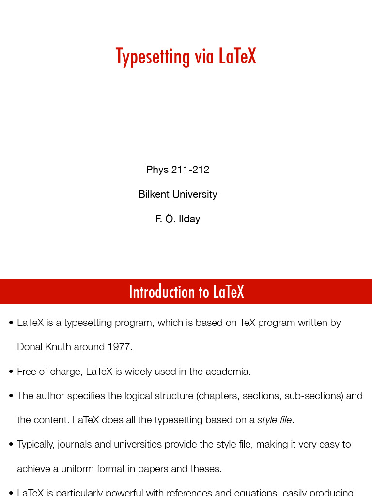 Tutorials - LaTeX | PDF | Dispersion (Optics) | Laser