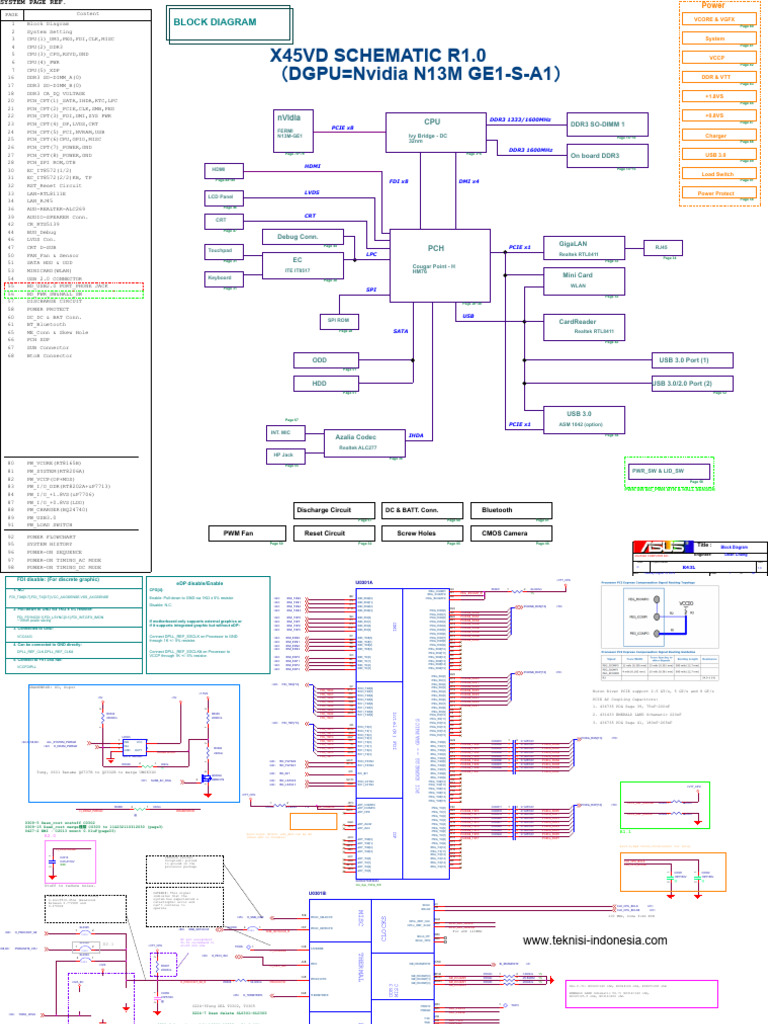 Asus X45VD Rev3 0 | PDF | Computer Engineering | Electronics