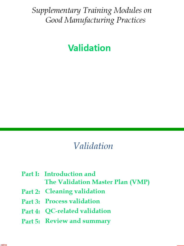 Gmp Validation | PDF