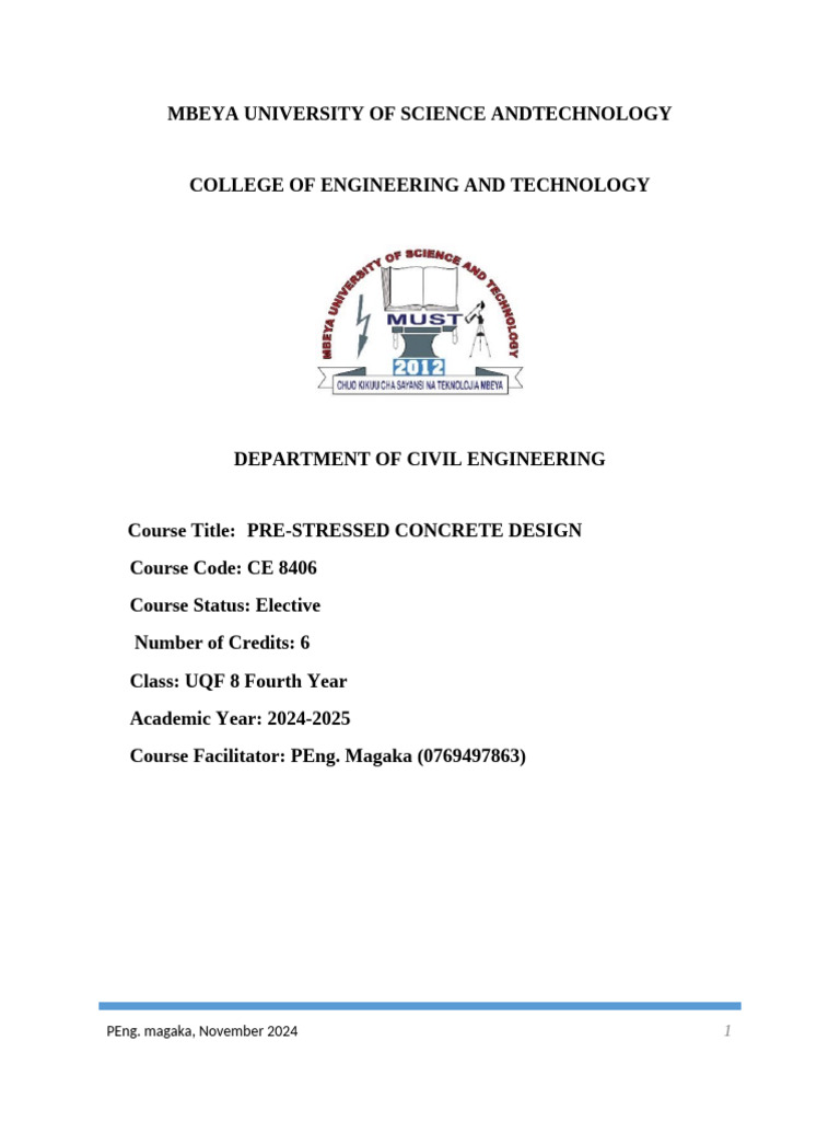 Presstressed Concrete Design - 092508 | PDF | Concrete | Prestressed ...