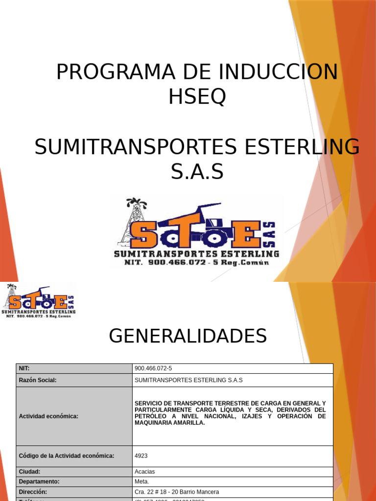 Inducion Hseq | PDF
