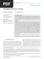 Class II & III Jaw Relations in Dentures | PDF | Mouth | Dental Anatomy