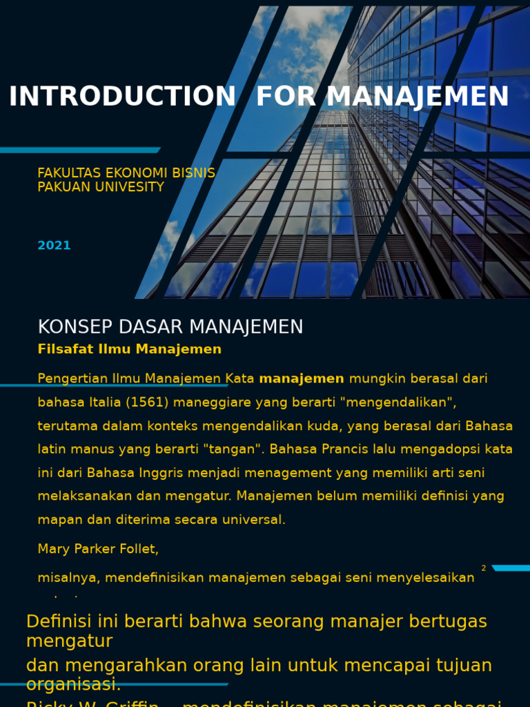 Pengertian management | PDF