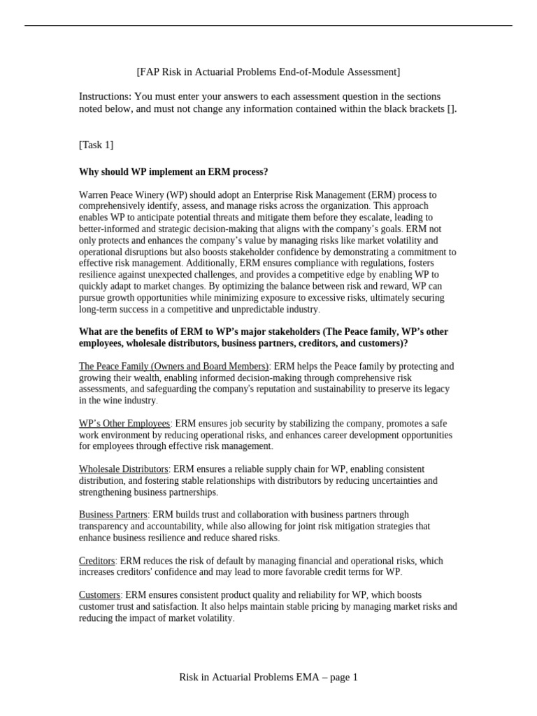 RAP EMA Template Docx | PDF | Risk Management | Risk