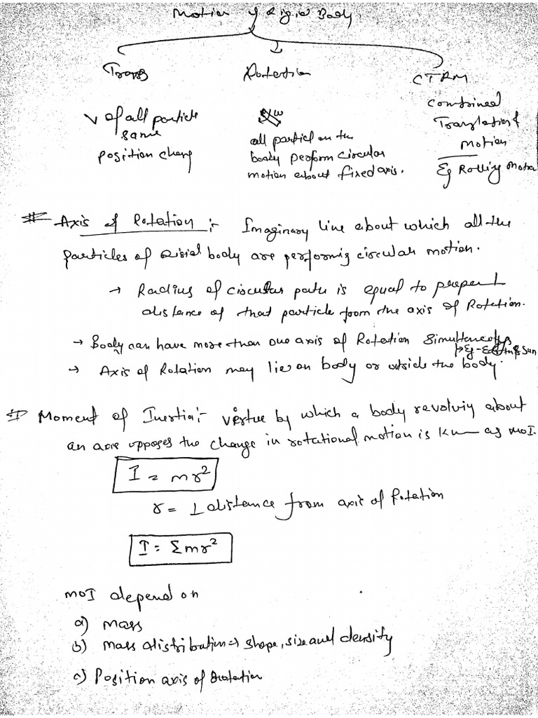 Rotational Motion | PDF
