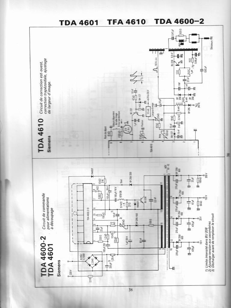 Tda4600 Alimentation Decoupage | PDF