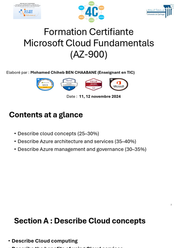 Cours Azure | PDF | Cloud Computing | Scalability