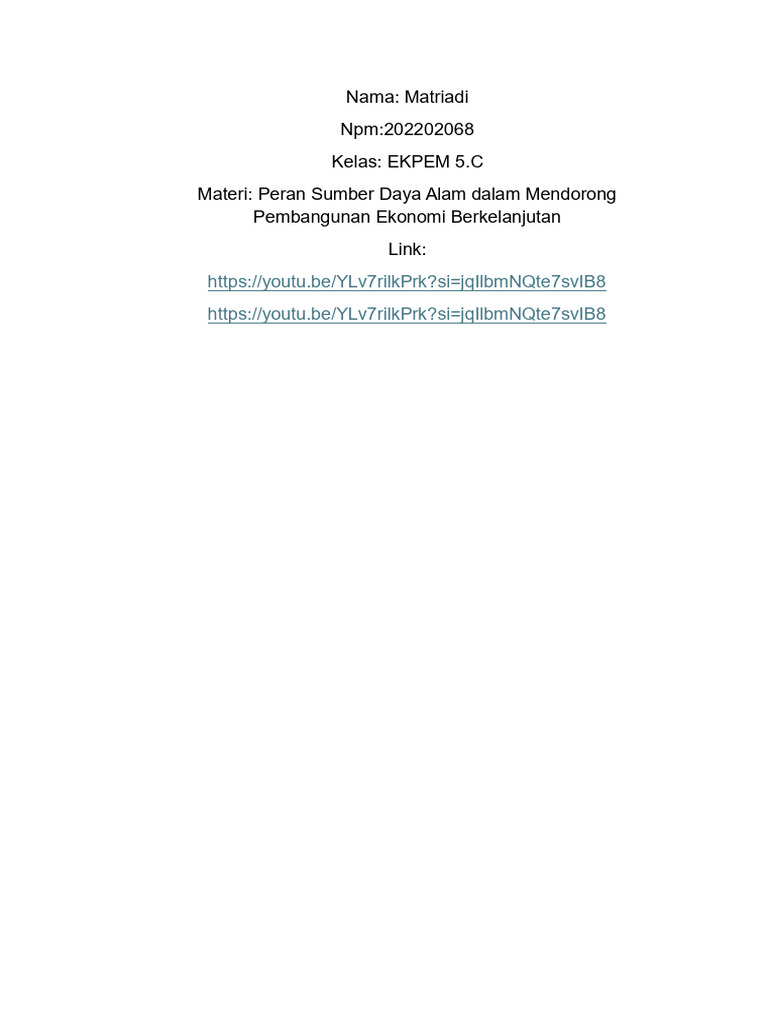 MATRIADI ESDA (2) | PDF