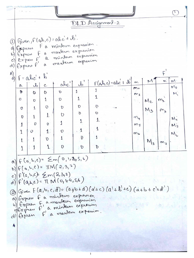 DLD Assignment 2-1 (1) | PDF