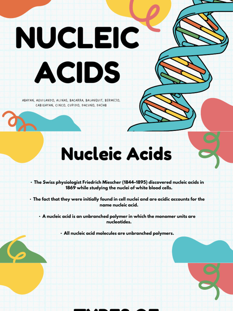 NUCLEIC-ACIDS-1 | PDF | Translation (Biology) | Nucleic Acids