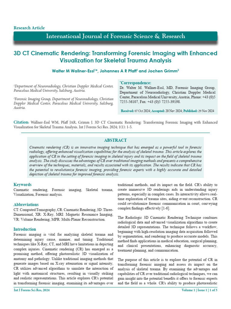 3d Ct Cinematic Rendering Transforming Forensic Imaging With Enhanced ... 3d Ct Cinematic Rendering Transforming Forensic Imaging With Enhanced ...