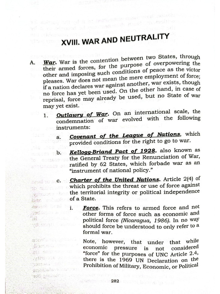 War and Neutrality | PDF