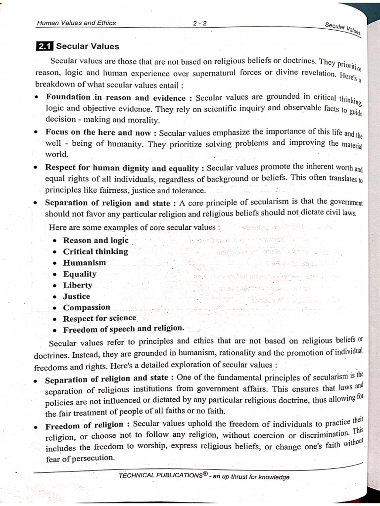 Unit 2 Human Values and Ethics | PDF