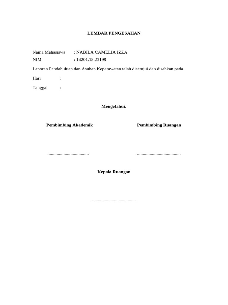 Lembar Konsul | PDF