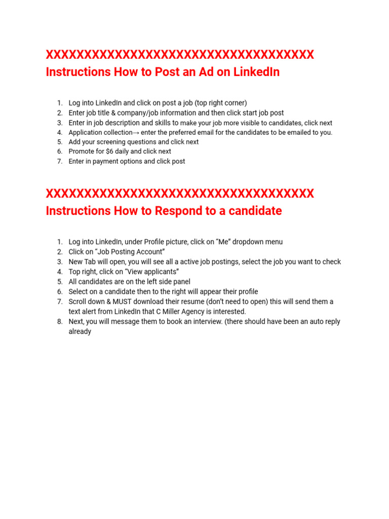 How To Post LinkedIn Ad | PDF