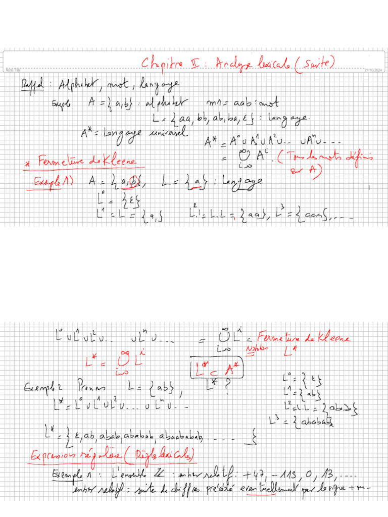Explication Cours Compilationg10 | PDF