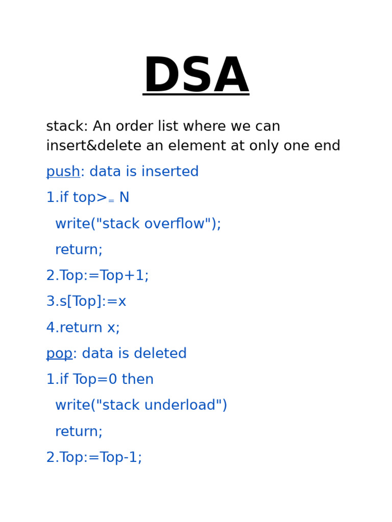 Dsa Notebook | PDF