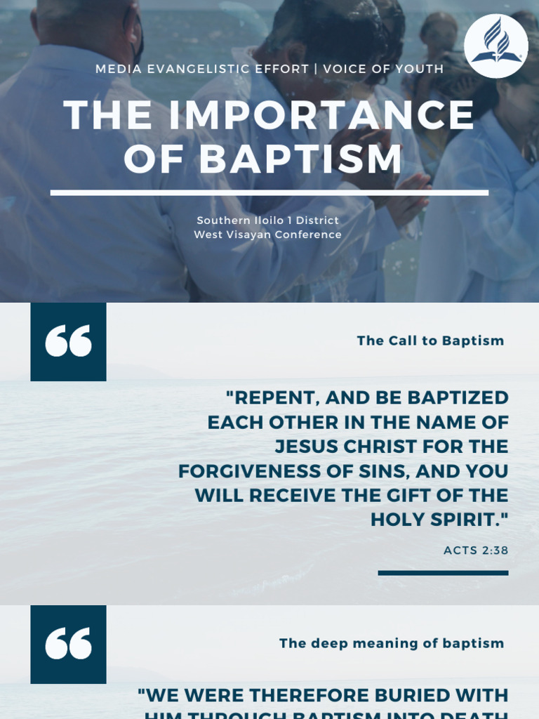 Importance of Baptism_compressed | PDF