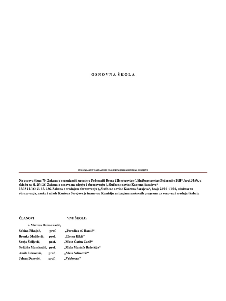 Engleski jezik-NPiP | PDF