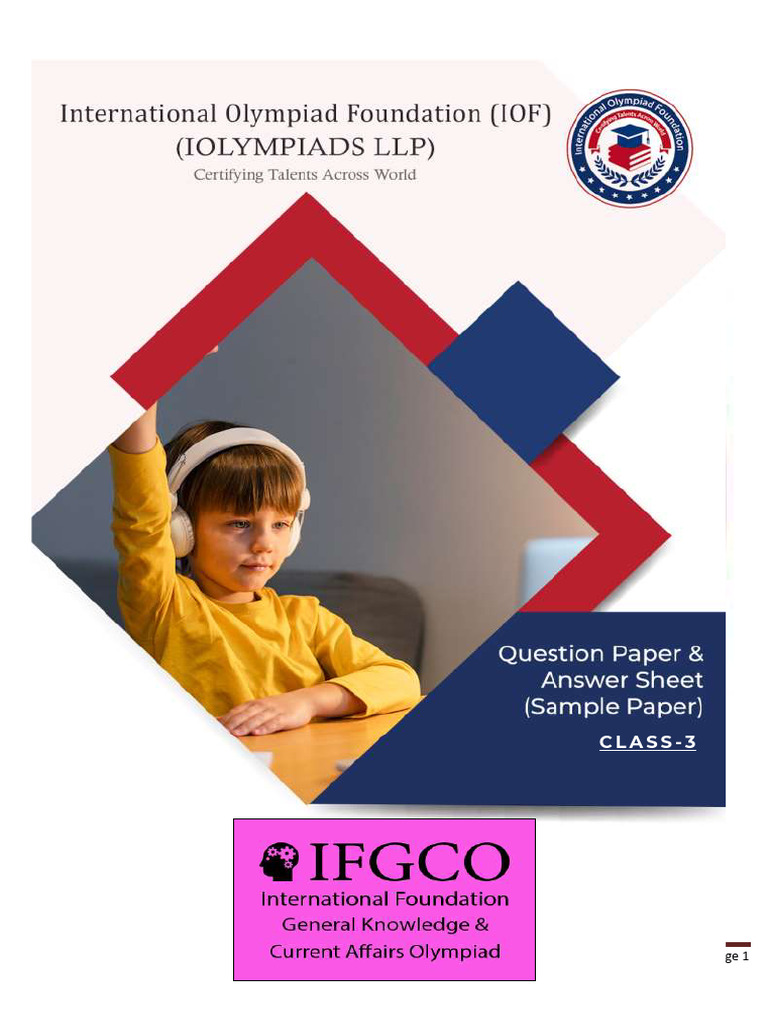 IFGCO Class 3 General Knowledge Quiz | PDF