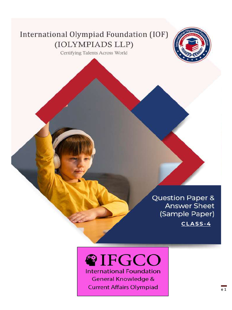 IFGCO-Class-4-Sample-Paper | PDF