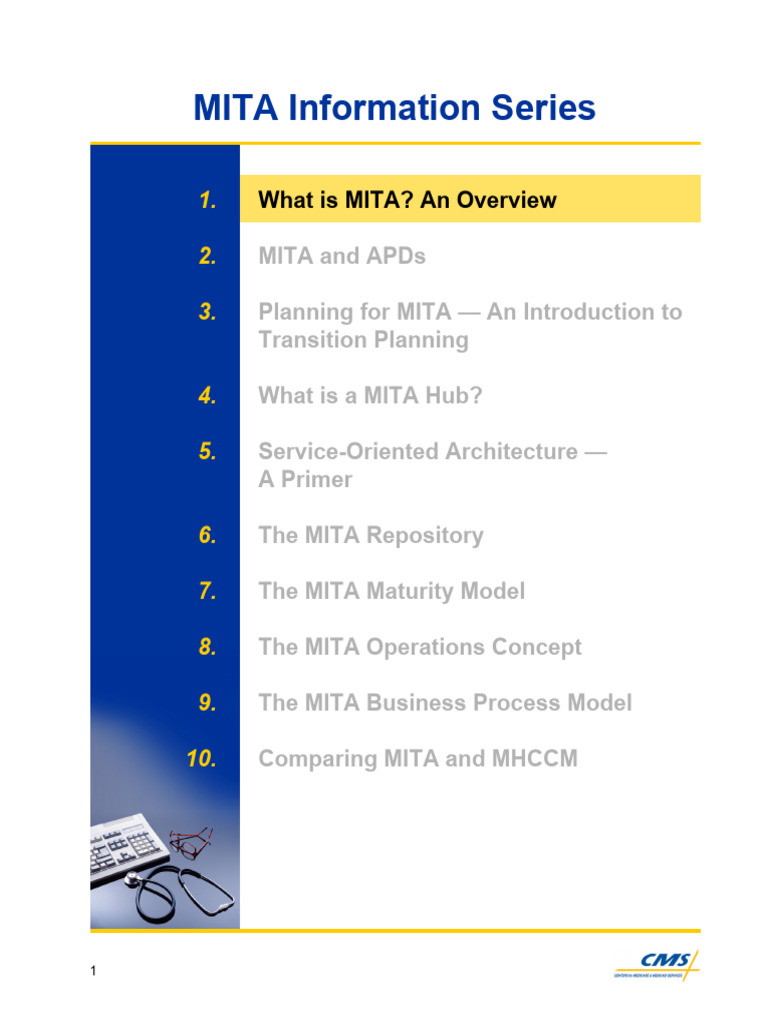 MITA®_Medical Information Technology Association_Overview | PDF | Enterprise Architecture ...