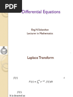 Laplace Transformation Practice Problems | PDF | Laplace Transform | Convolution