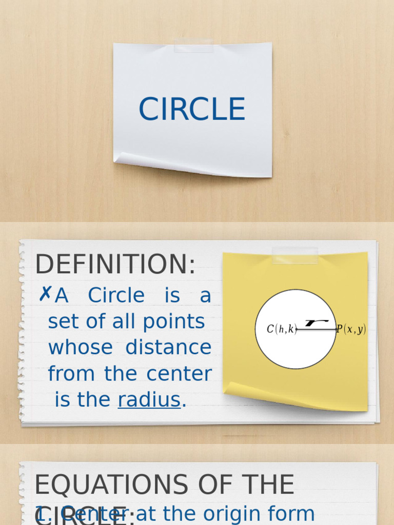 Circle I | PDF | Circle | Euclidean Plane Geometry
