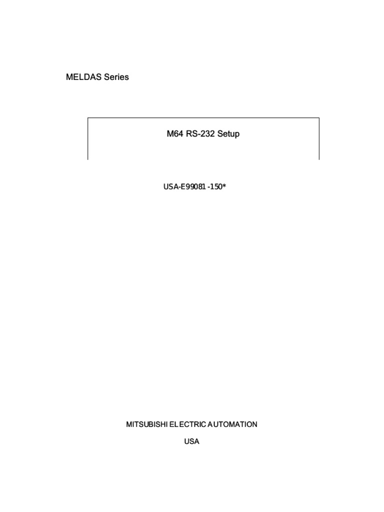 m64 Rs 232 Setup | PDF | Parameter (Computer Programming) | Computer Science