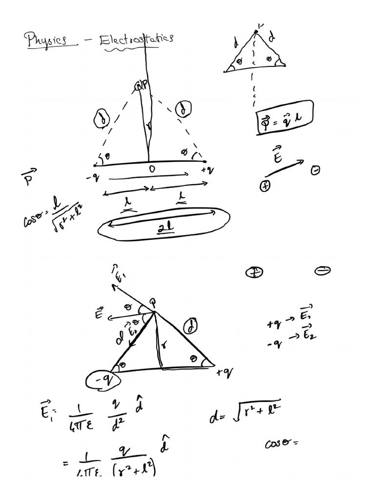 Physics - Electrostatics | PDF