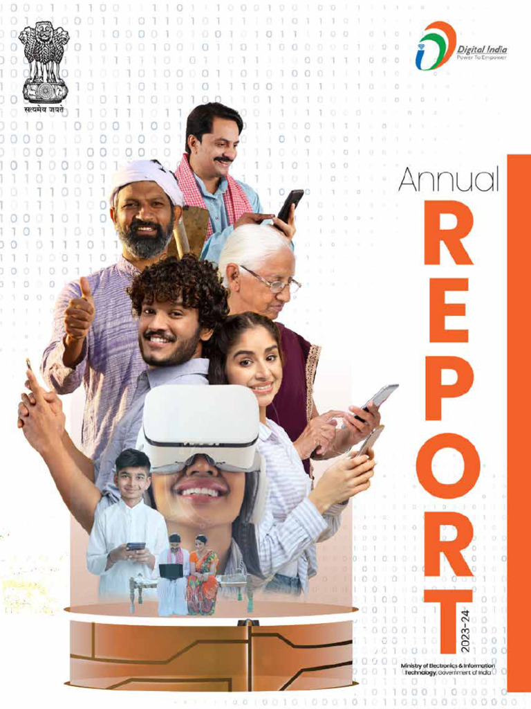 MeitY Annual Report 2023-24 | PDF | Internet | Information And ...