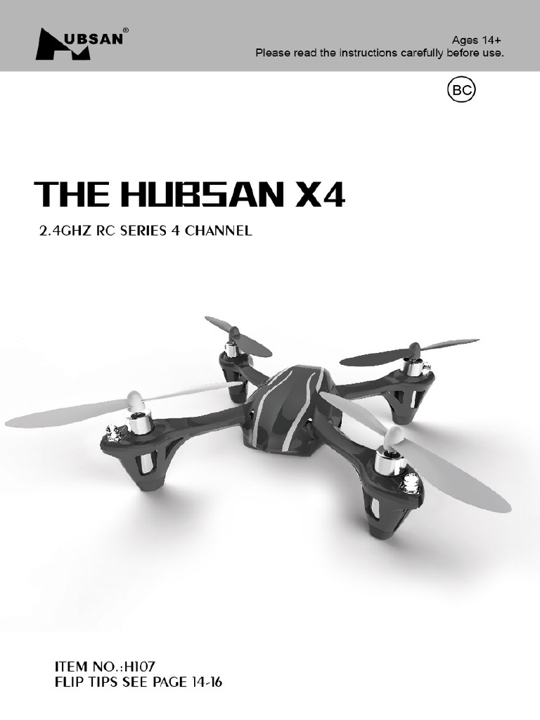 Hubsan x4 | PDF