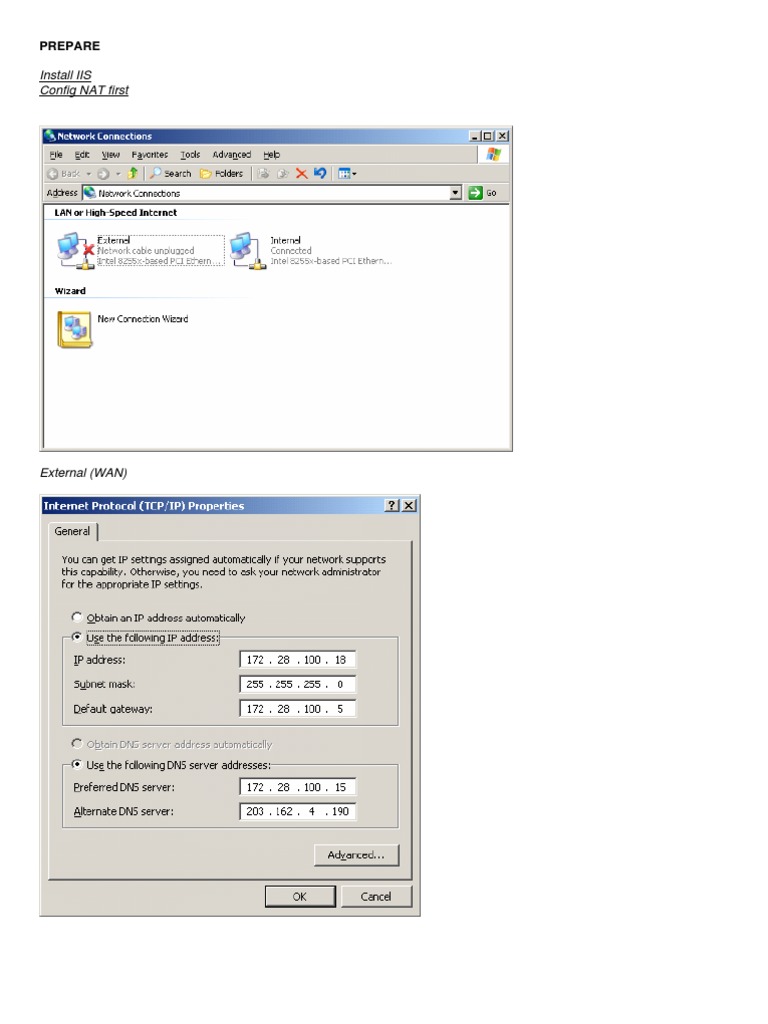 ISA 2004 Configuration Guide | PDF