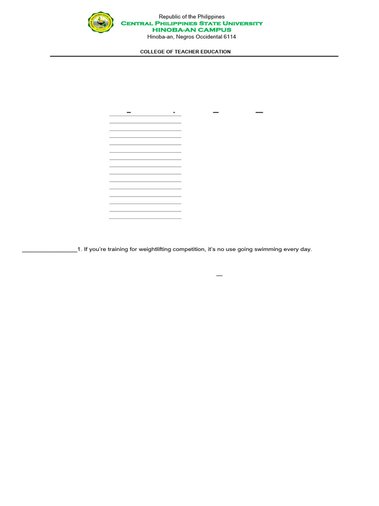 PATH-FIT-1 | PDF | Psychology