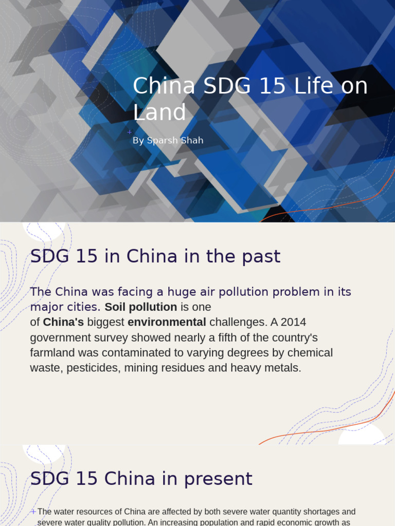 China's SDG 15: Life on Land Challenges | PDF