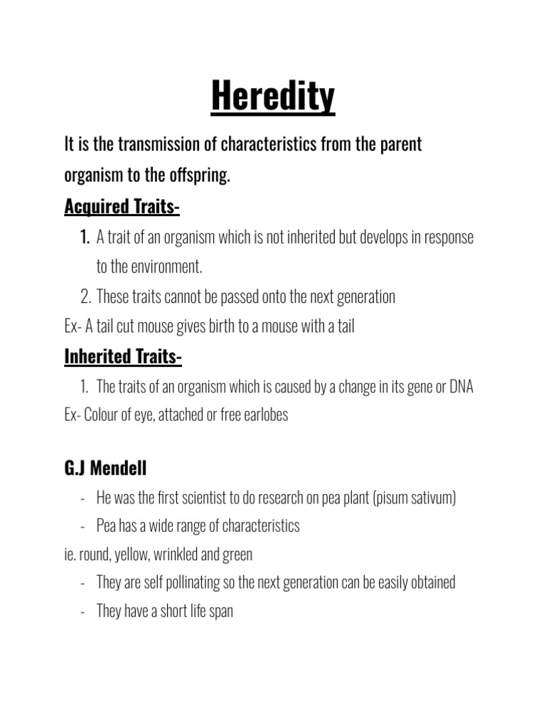Heredity | PDF | Zygosity | Genotype