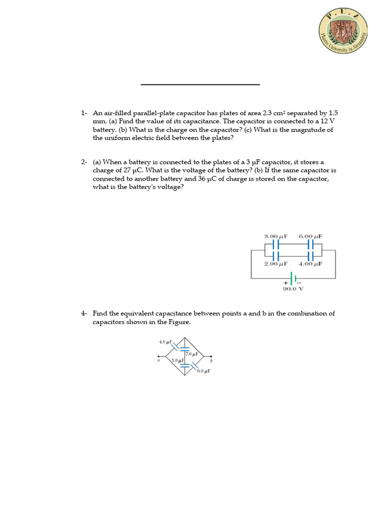 Physics II, (EBS122 &EB122), (Sheet 6) | PDF
