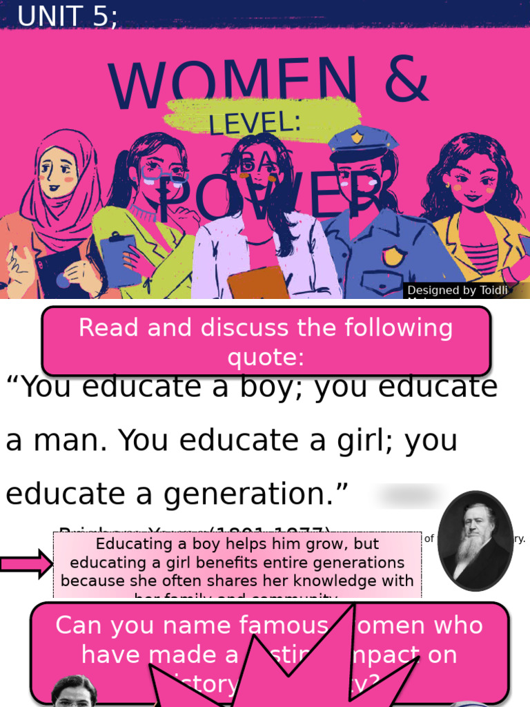 Women & Power [Introduction-Vocabulary] | PDF | Gender Studies | Feminism