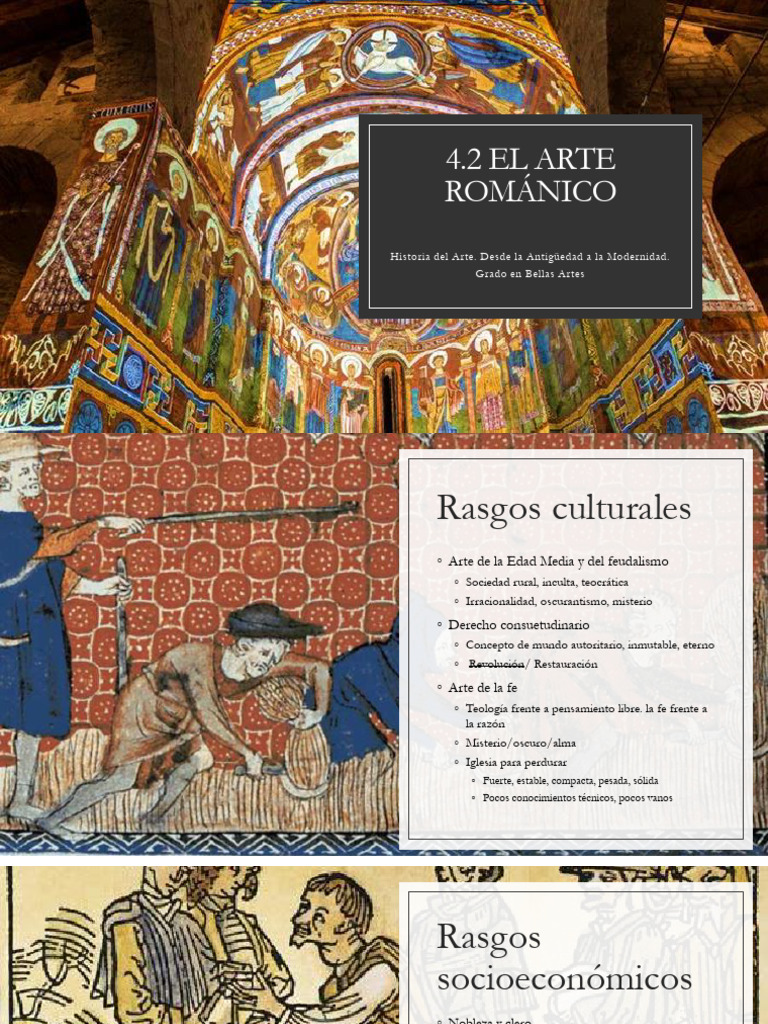 4.2 PRESENTACIÓN El Arte Románico | PDF | Iglesia (edificio) | Diseño ...