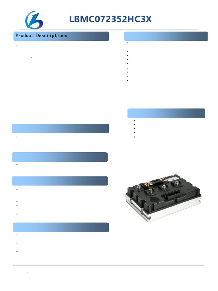 Lingbo Controller | PDF | Electric Motor | Electronics