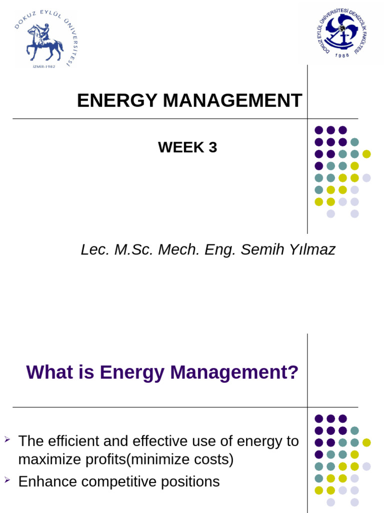 Energy Management Program Overview | PDF | Energy Management ...