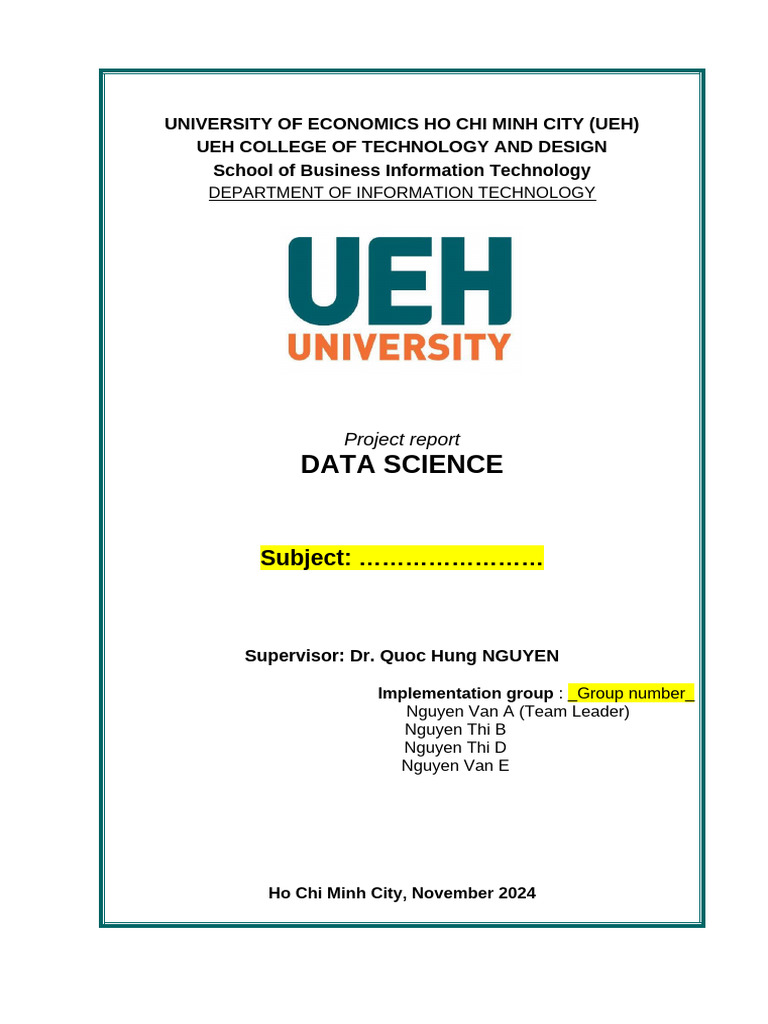Project Data Science (DS) Template | PDF | Virtualization | Cloud Computing