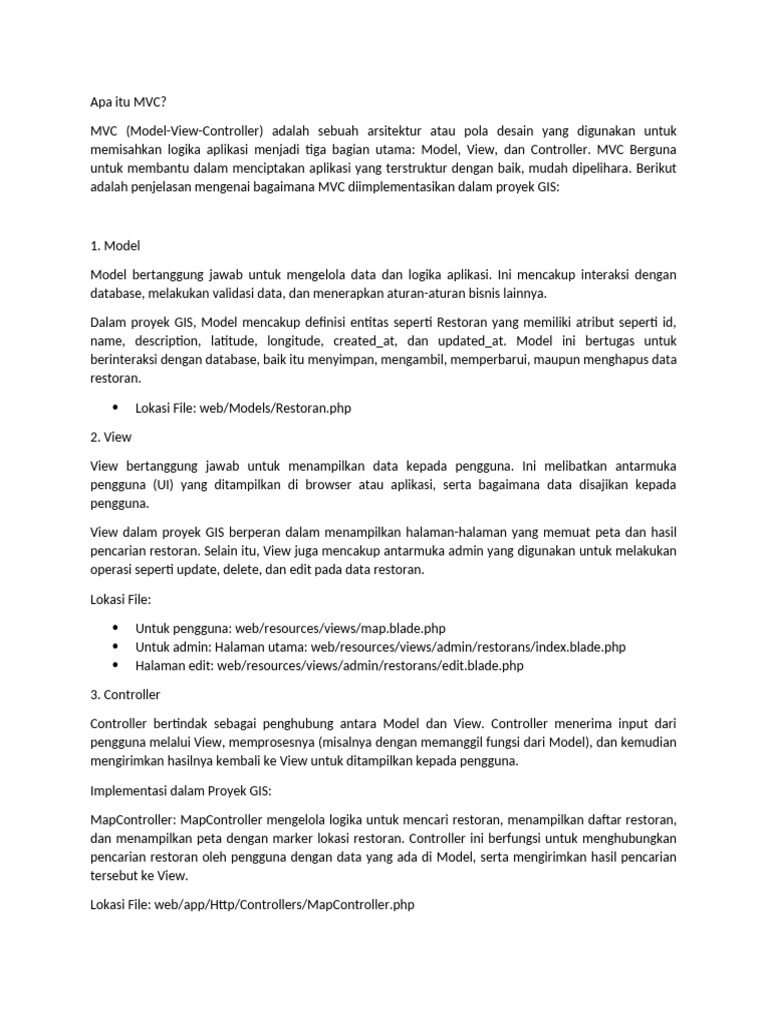 Apa Itu MVC | PDF