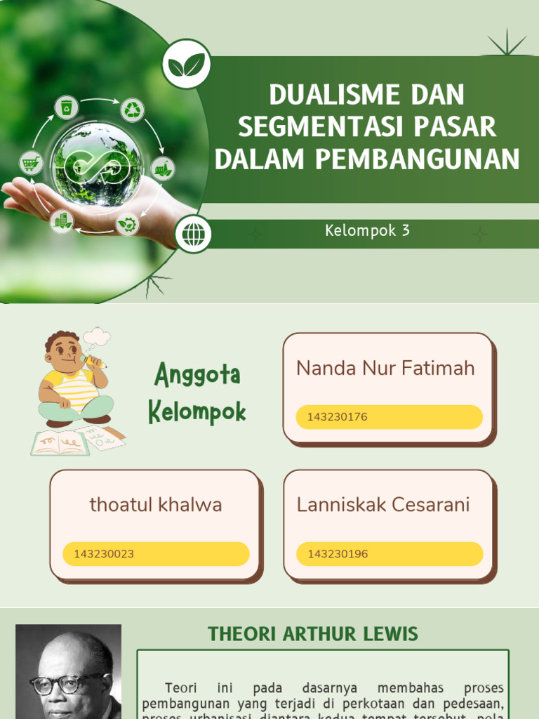 dualisme dan segmentasi pasar dalam pembangunan | PDF