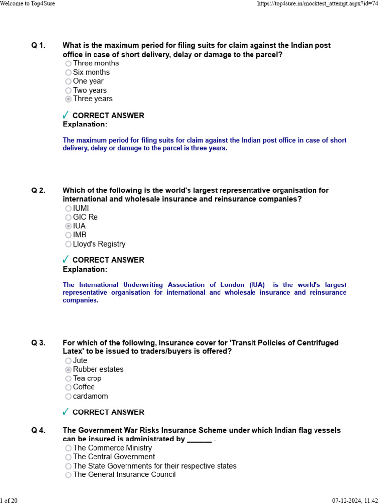 Marine_Insurance_1 | PDF | Insurance | Reinsurance